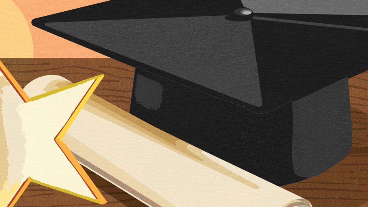 Graduation Congratulations Gold Star – Connie Moore Designs Greeting Cards